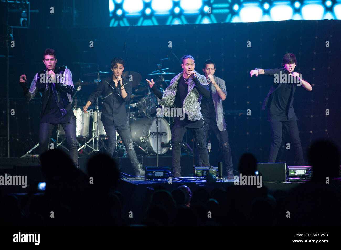 HOLLYWOOD FL - AUGUST 01: CNCO Performs On The One World Tour at Hard ...