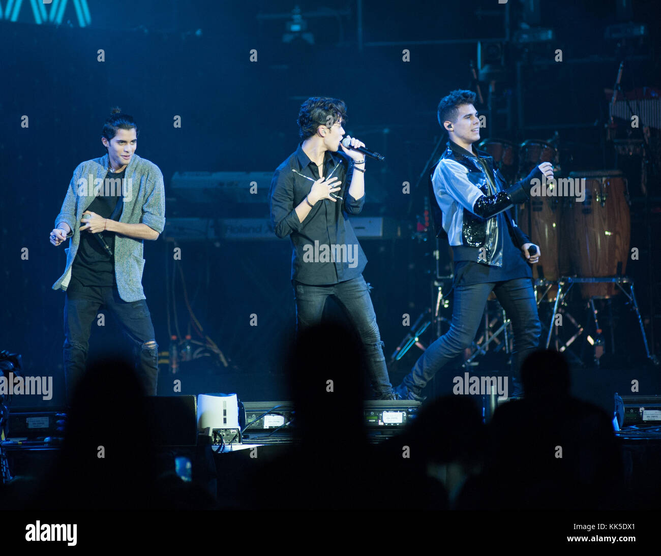 HOLLYWOOD FL - AUGUST 01: CNCO Performs On The One World Tour at Hard ...