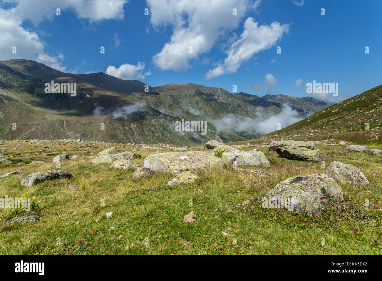 Landscape view of Kackar Mountains or simply Kackars, in Turkish Kackar ...