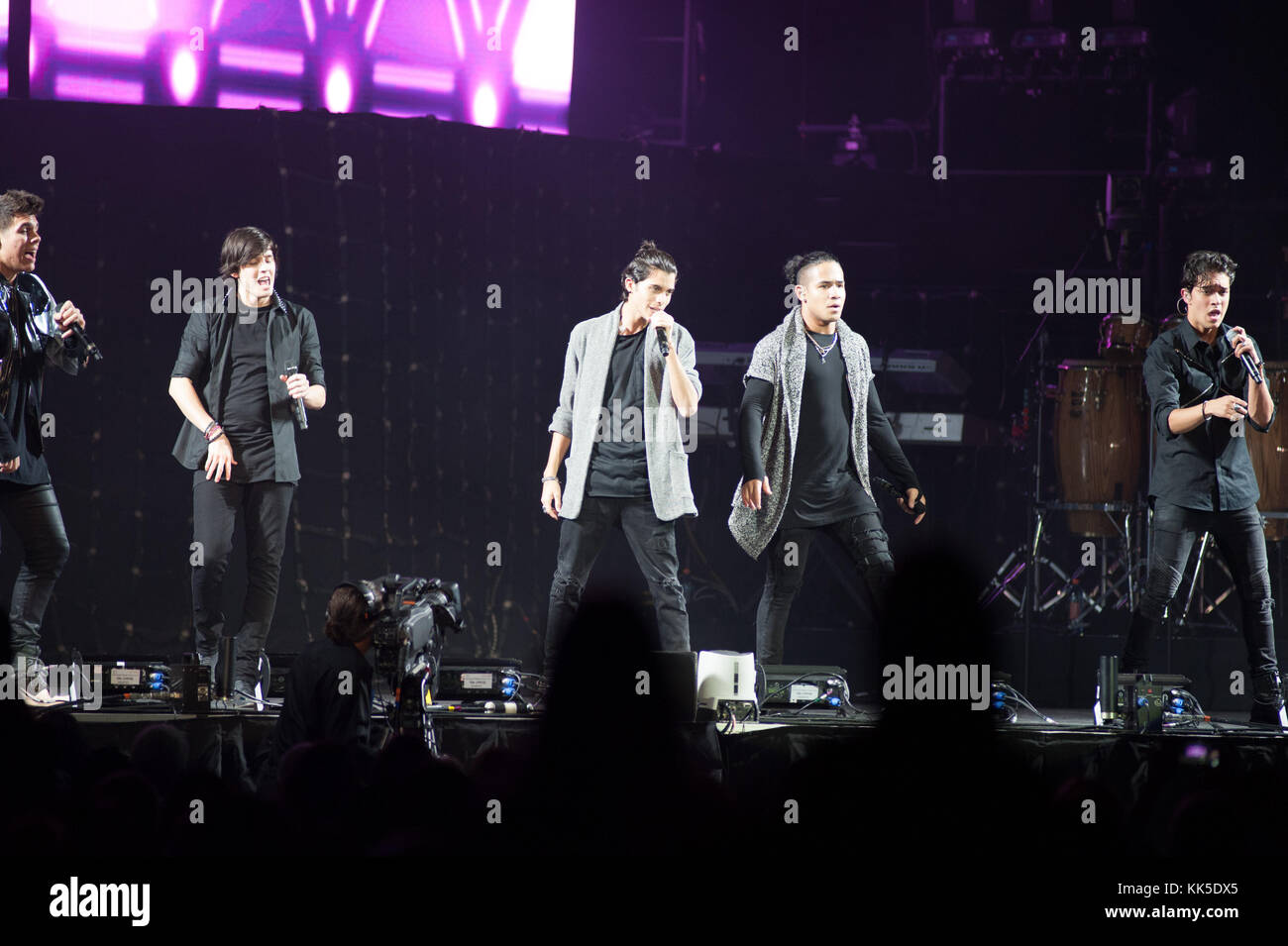 HOLLYWOOD FL - AUGUST 01: CNCO Performs On The One World Tour at Hard ...