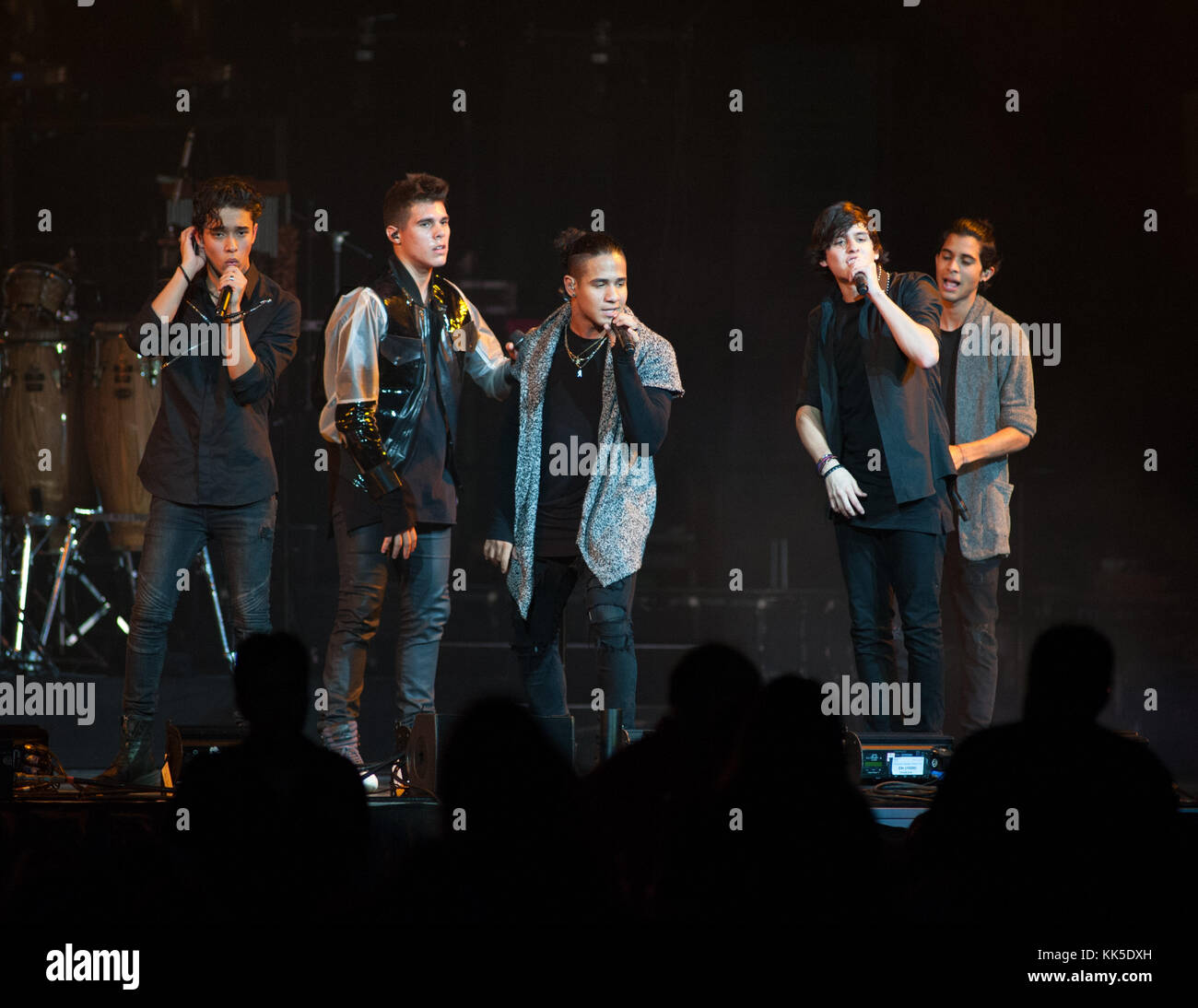 HOLLYWOOD FL - AUGUST 01: CNCO Performs On The One World Tour at Hard ...