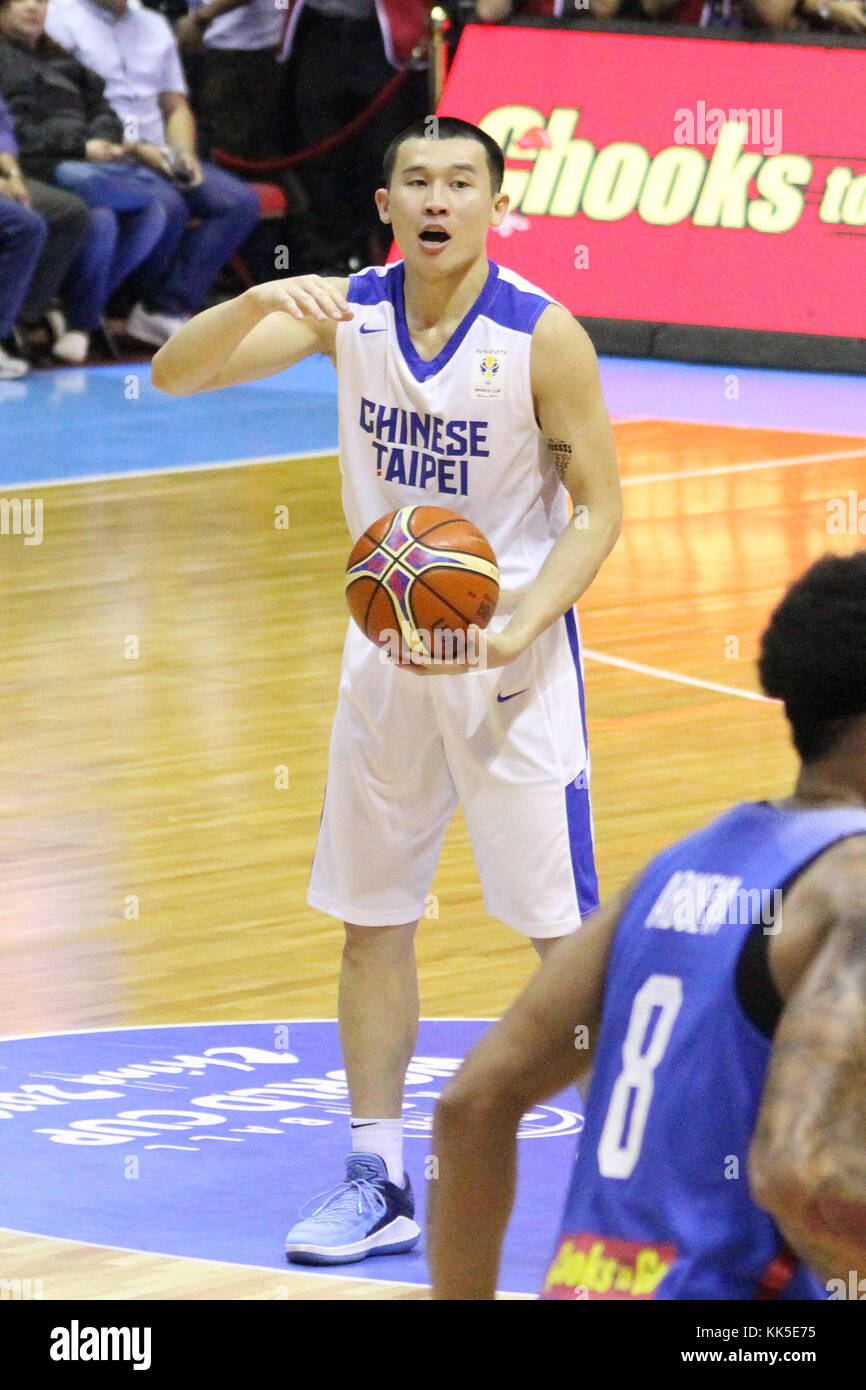 Quezon City, Philippines. 27th Nov, 2017. Kai -Yan Lee (66) of Chinese ...