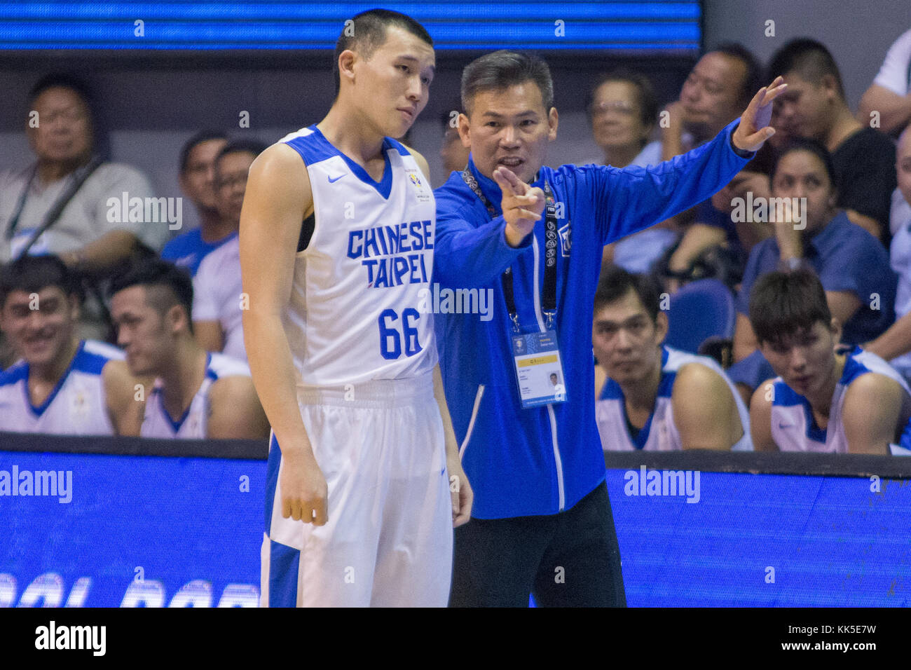 Cubao, Quezon City, Philippines. 27th Nov, 2017. Coach Chun-San Chou of ...