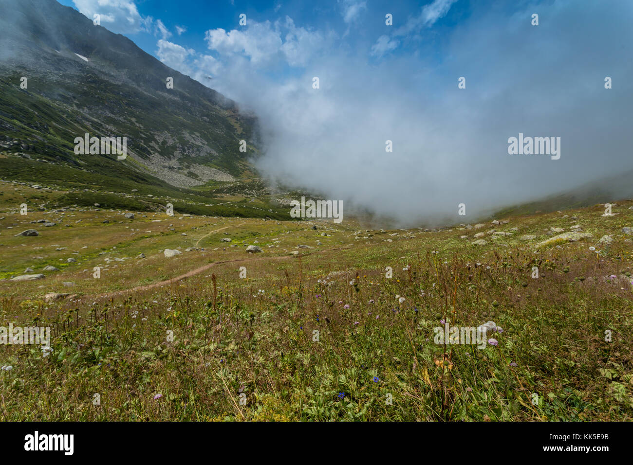 Landscape view of Kackar Mountains or simply Kackars, in Turkish Kackar ...