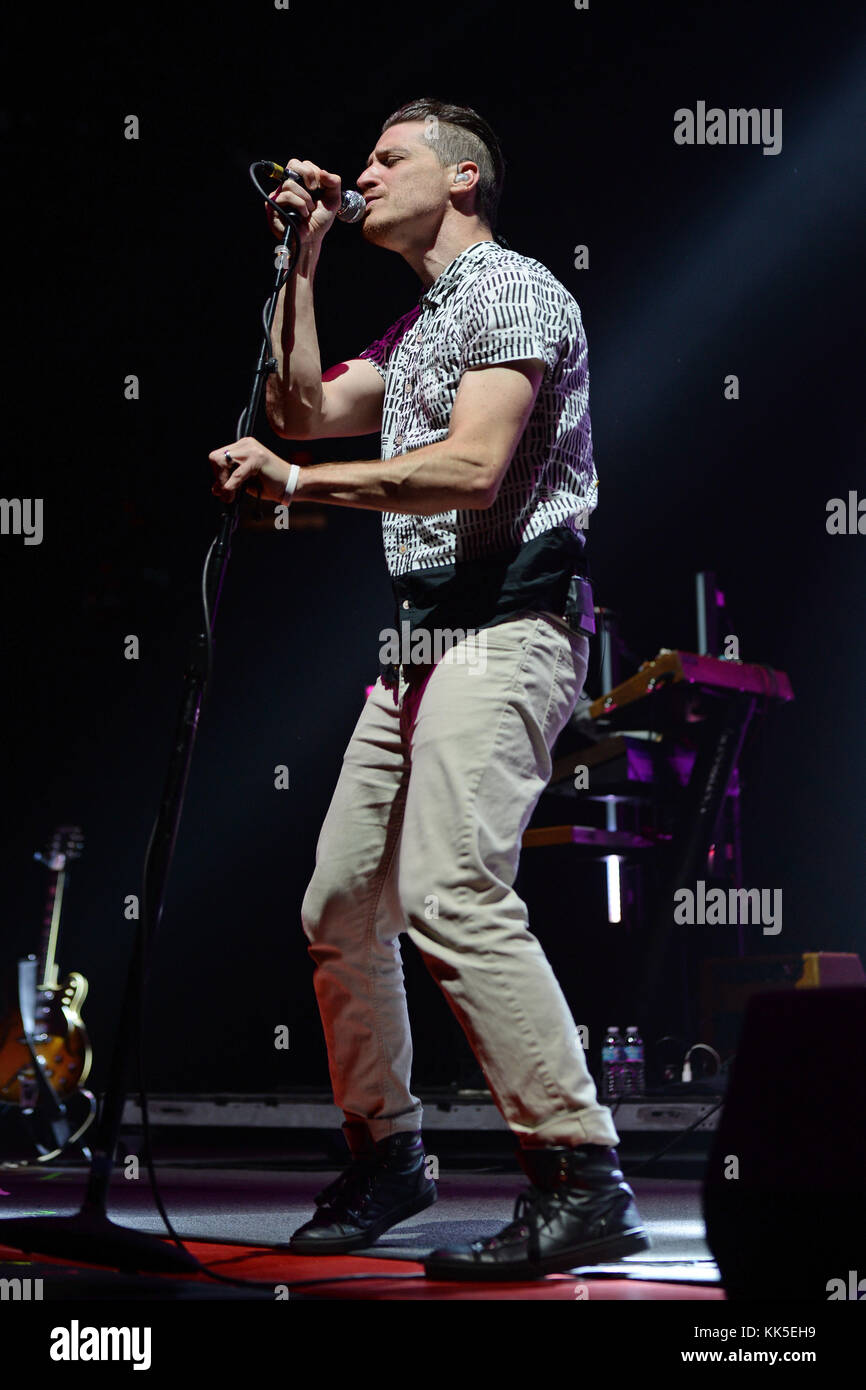 SUNRISE FL - JULY 02: Roy Mitchell-Cardenas, Paul Meany, Todd Gummerman ...