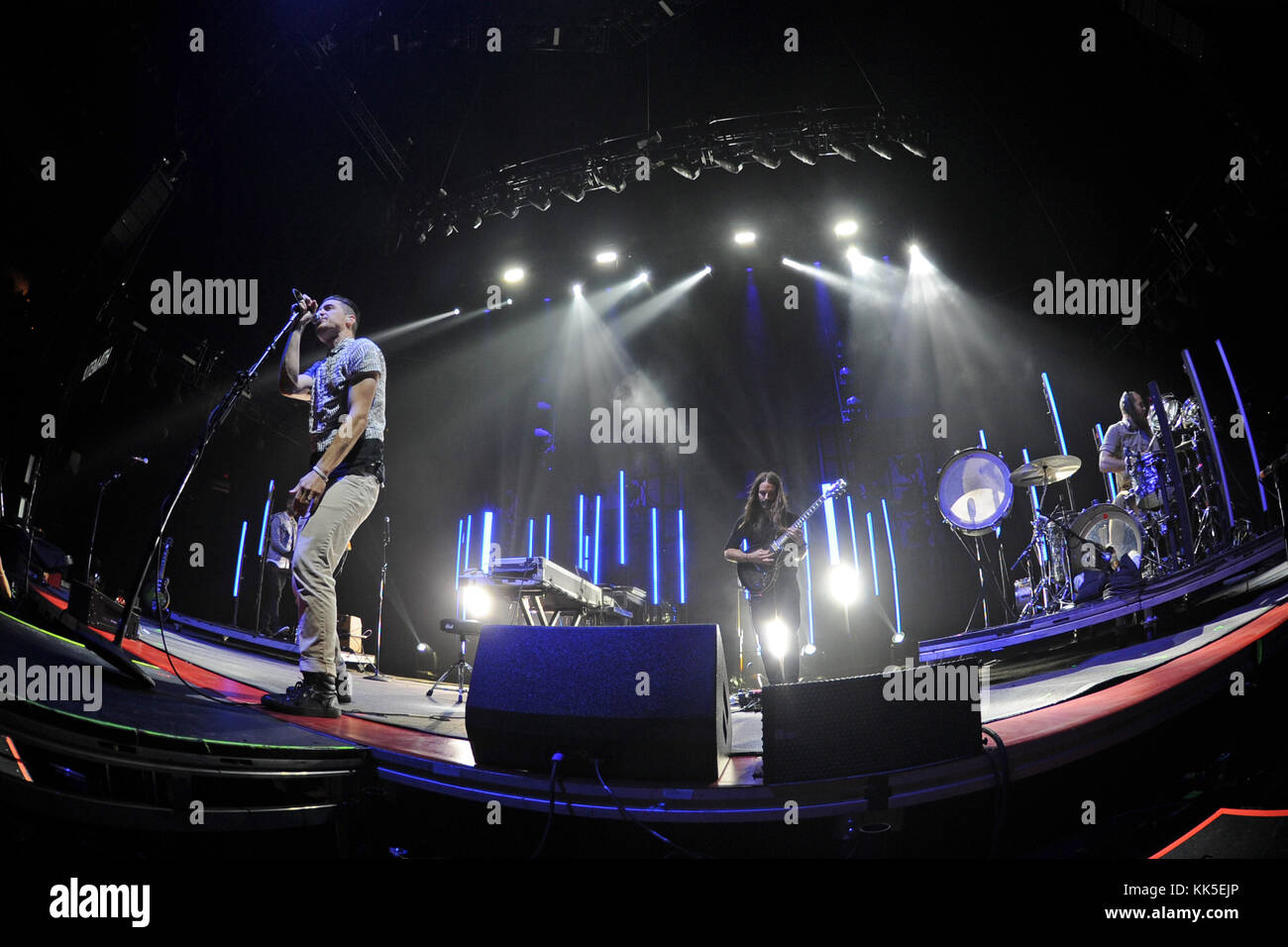 SUNRISE FL - JULY 02: Roy Mitchell-Cardenas, Paul Meany, Todd Gummerman ...