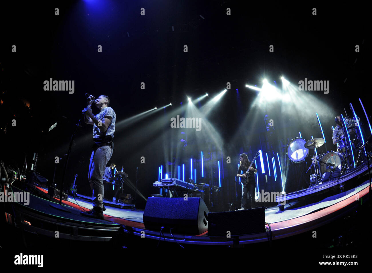 SUNRISE FL - JULY 02: Roy Mitchell-Cardenas, Paul Meany, Todd Gummerman ...
