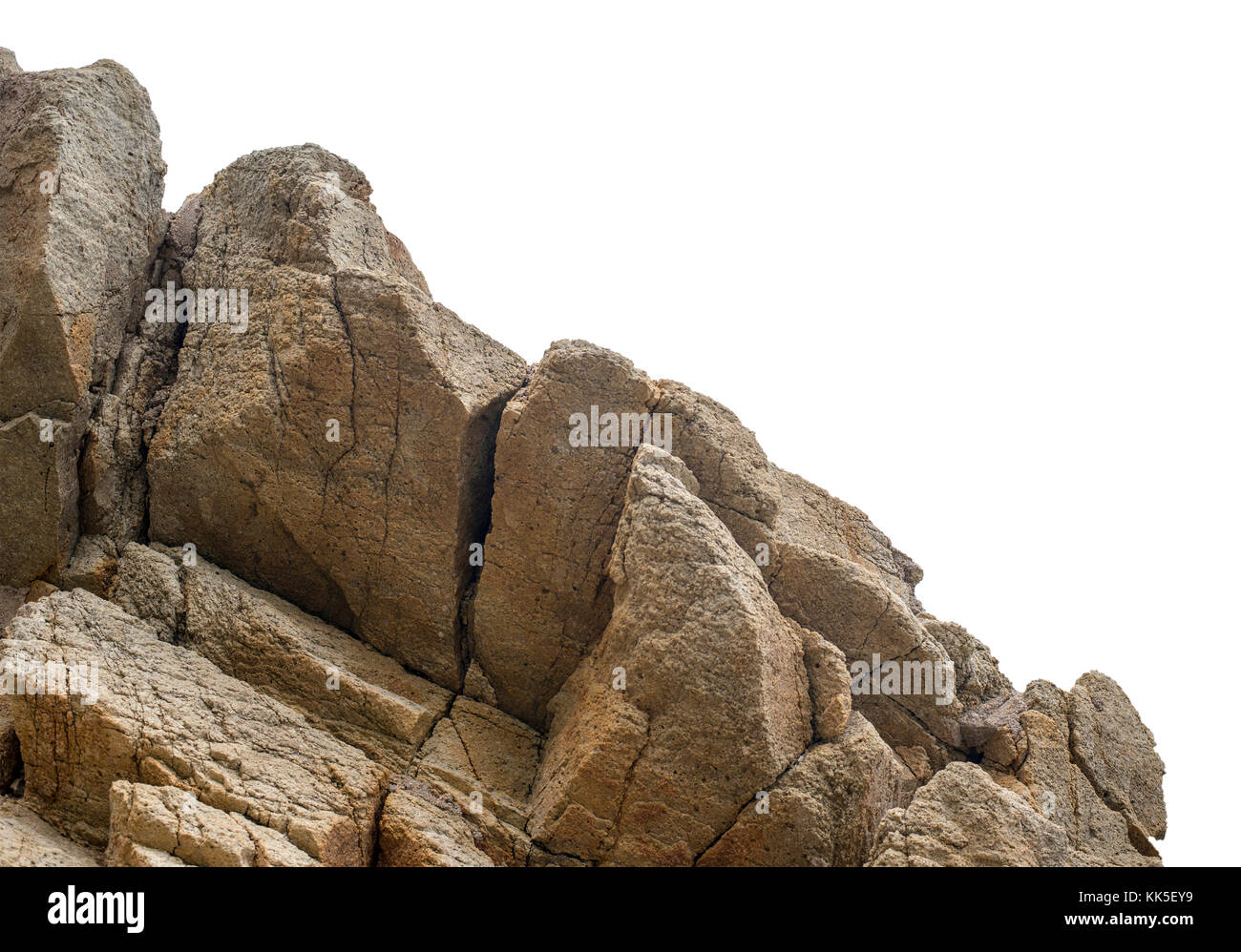 Big rock, isolated Stock Photo - Alamy