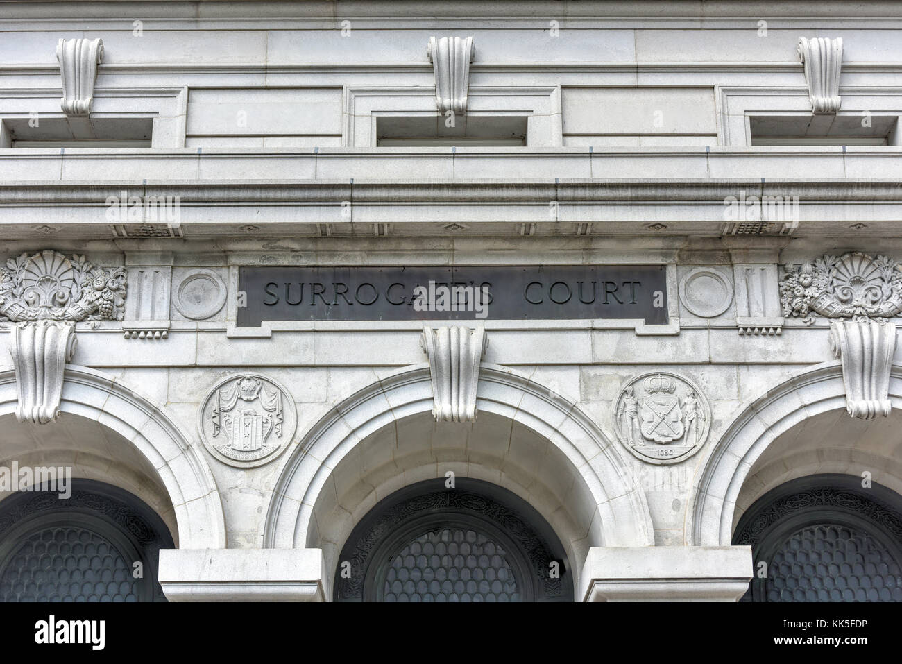 Surrogate's Courthouse, also known as the Hall of Records in Lower ...
