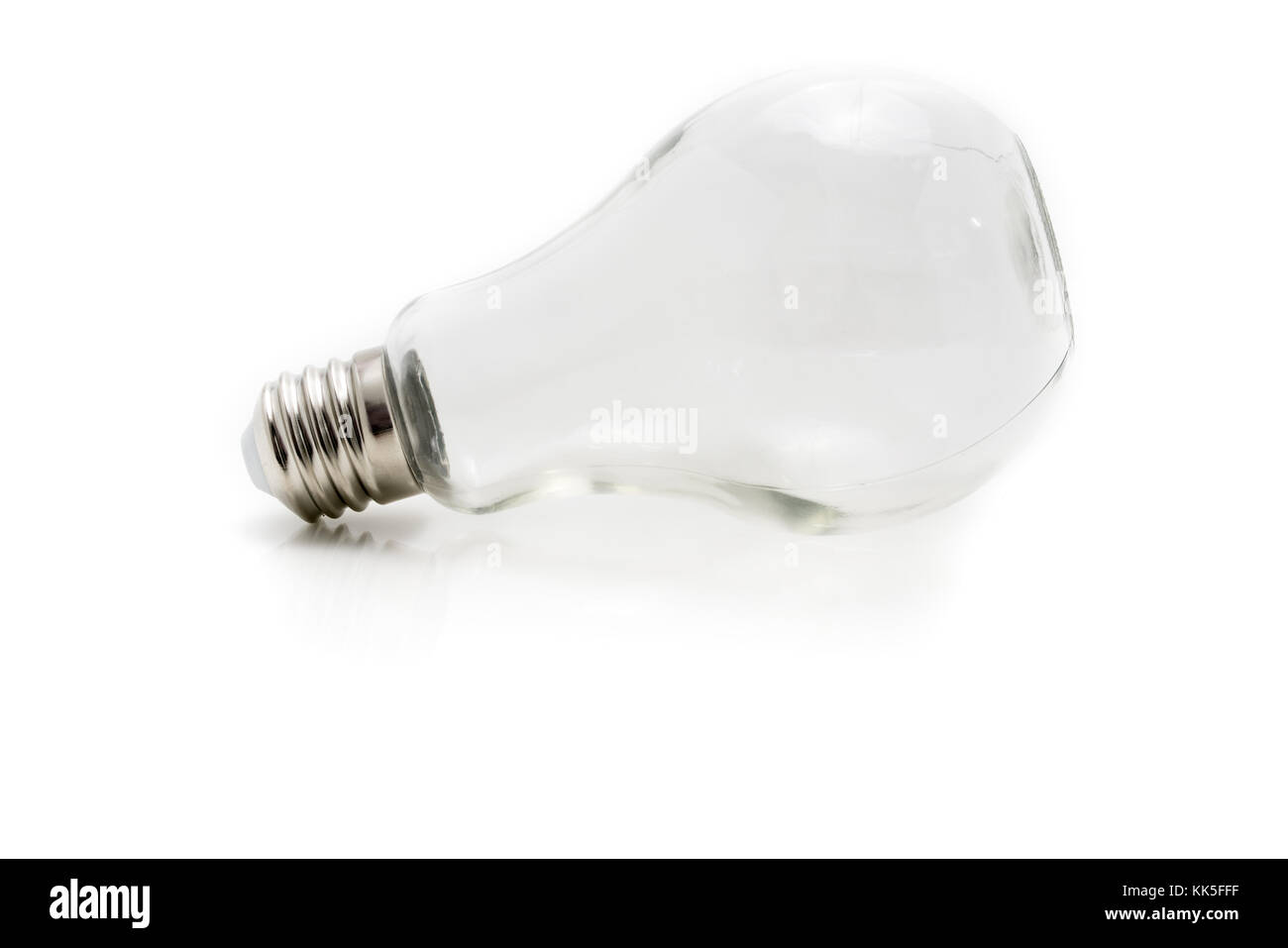 Huge Old Empty Lamp, studio shot on White Background Stock Photo - Alamy