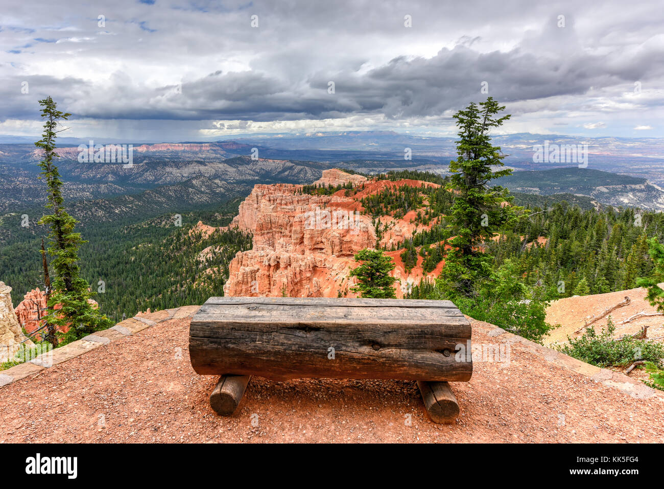Rainbow Point at Bryce Canyon National Park in Utah, United States ...