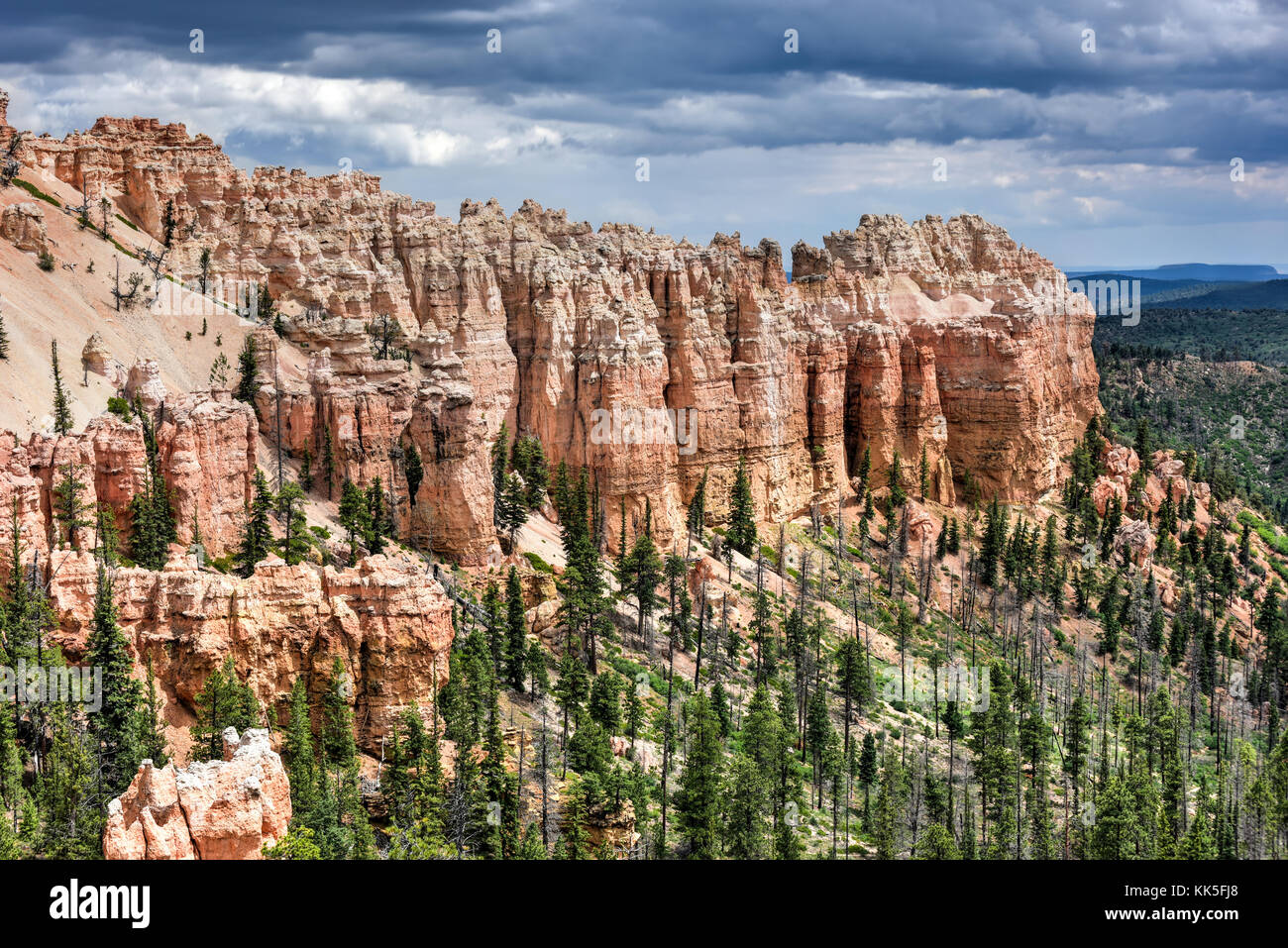 Swamp Canyon at Bryce Canyon National Park in Utah, United States Stock ...