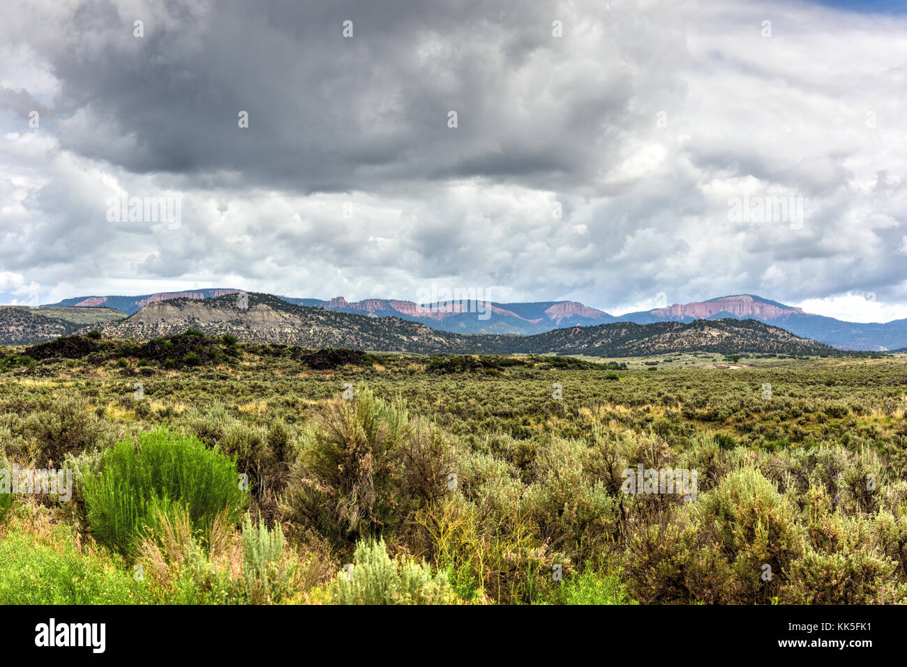 Rock formations along the Johnson Canyon Road in Utah, USA Stock Photo ...