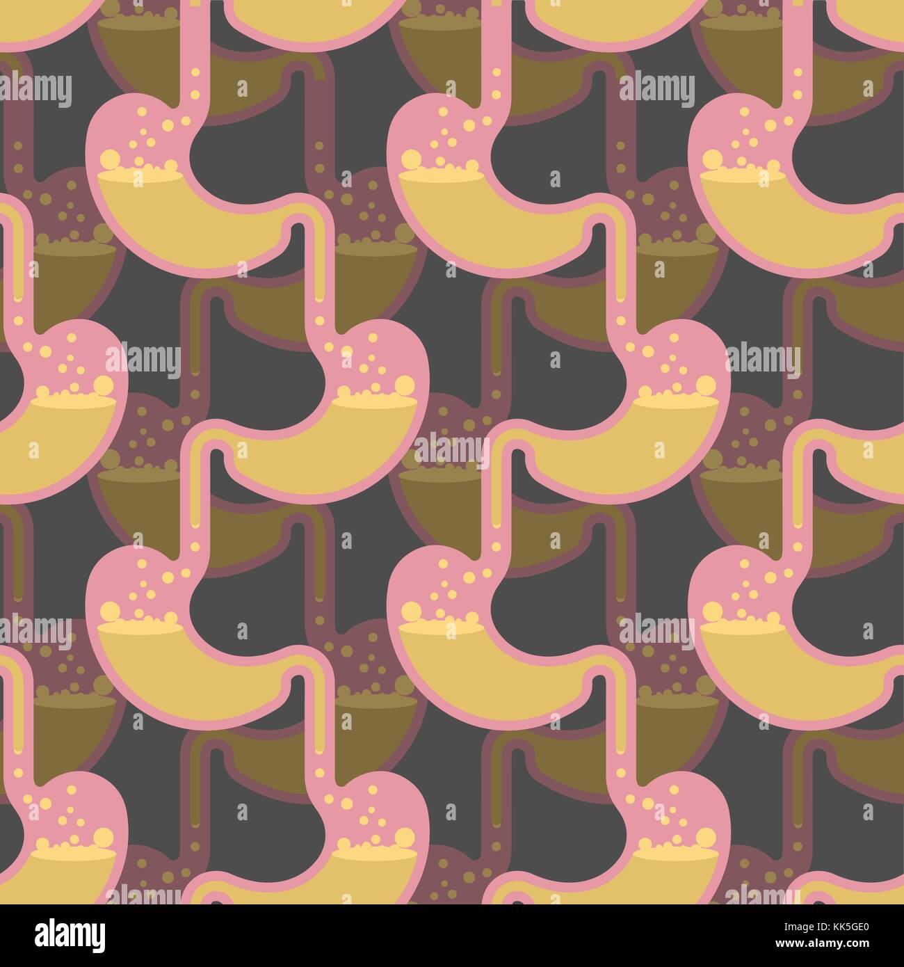 Stomach pattern. Belly background. Internal organ texture. Medical ...