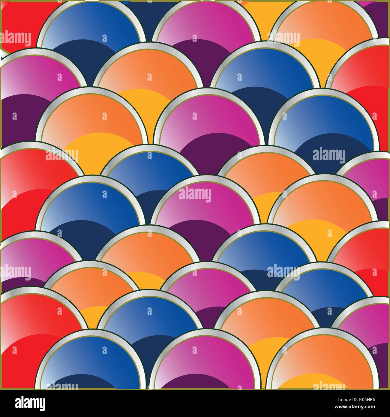 Colour circles by correct rows Stock Vector Image & Art - Alamy