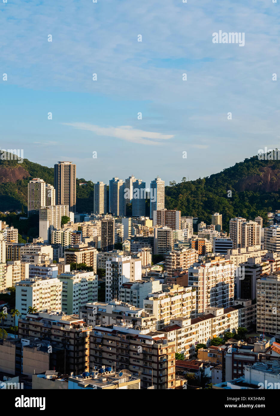 Botafogo Neighbourhood, elevated view, Rio de Janeiro, Brazil Stock ...