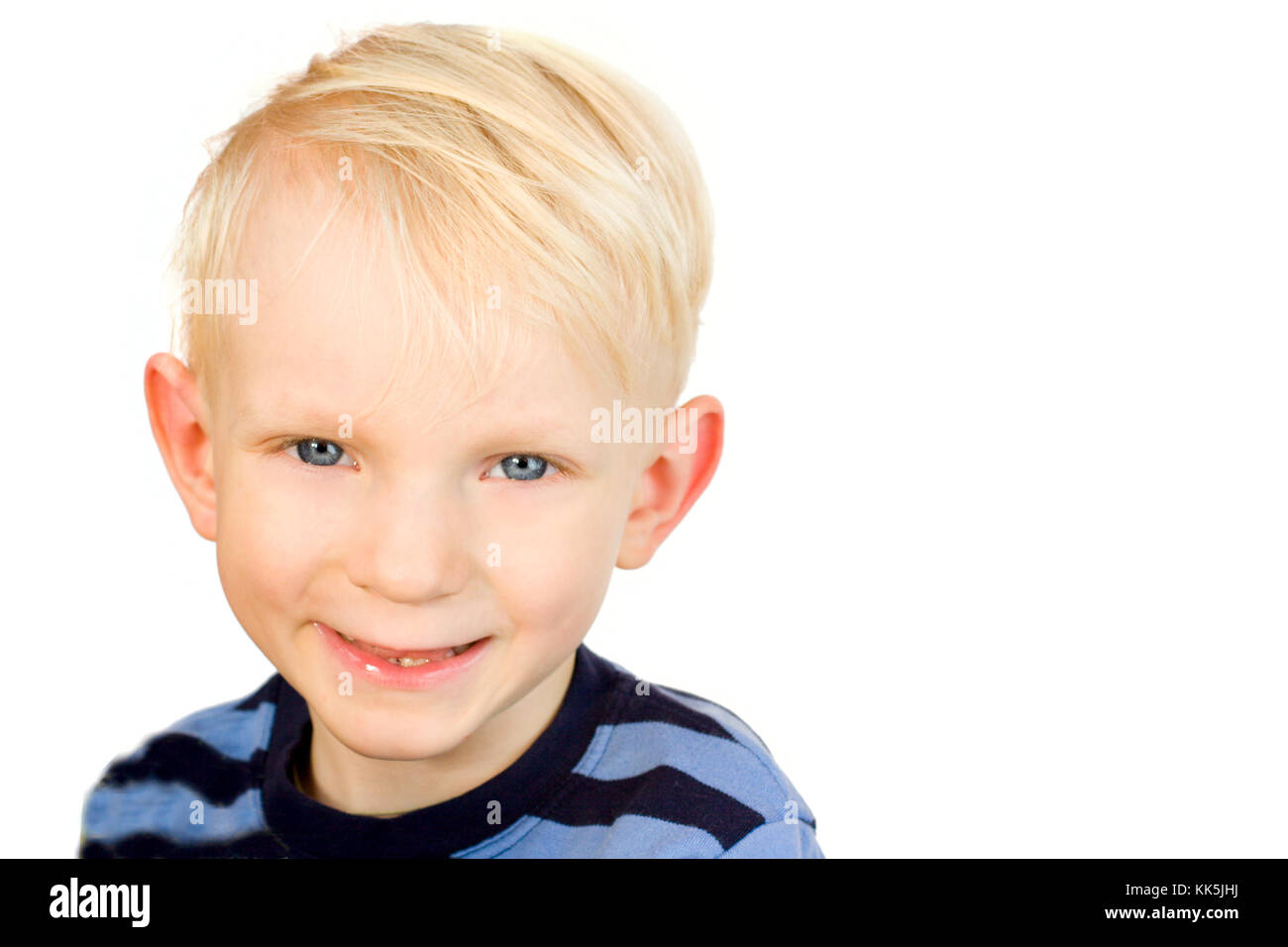 Happy Smiling boy isolated on white Stock Photo - Alamy