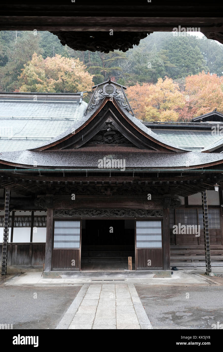 Shrine entrance at Koyasan, Japan Stock Photo - Alamy