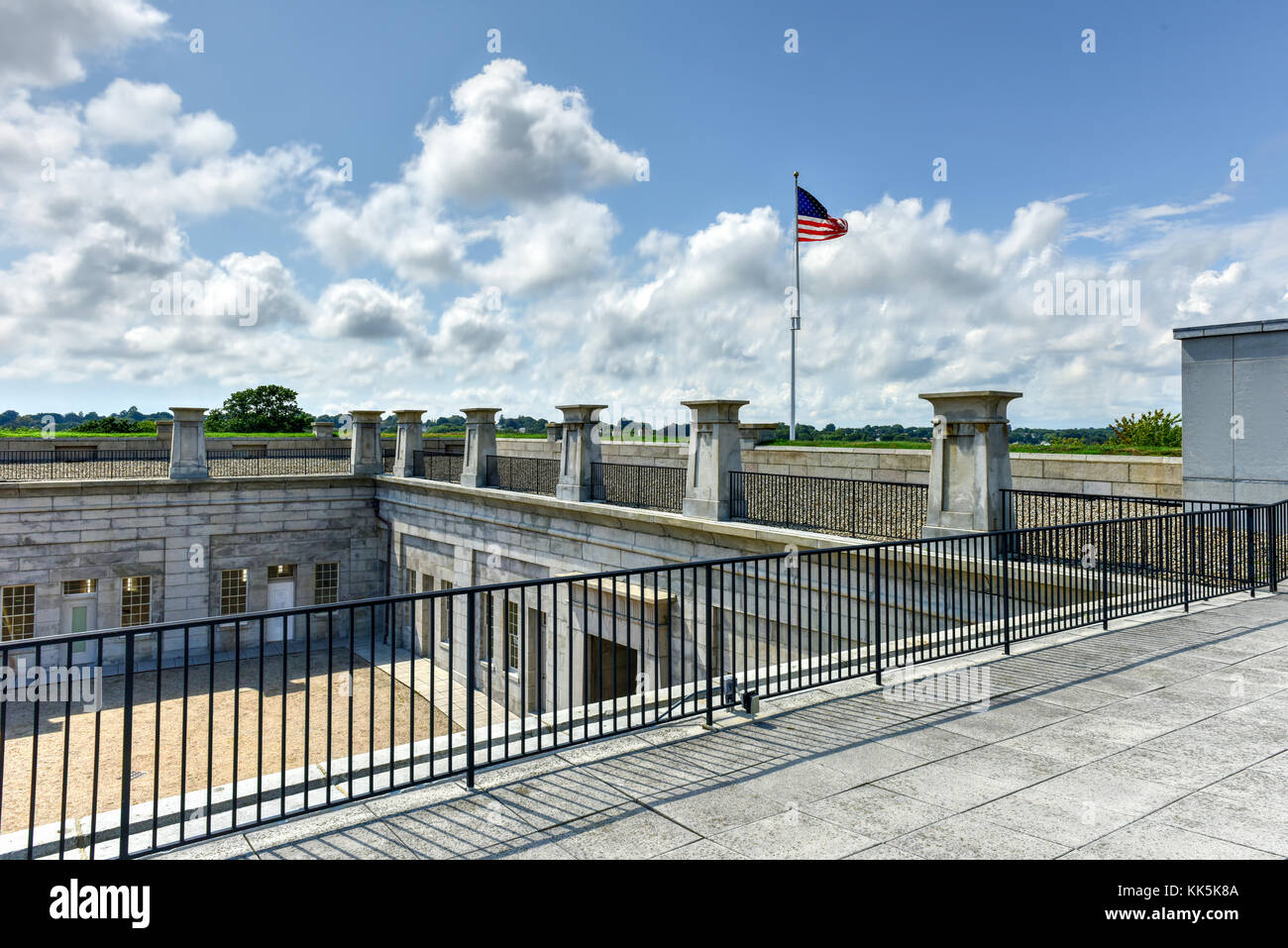 Fort Trumbull in New London, Connecticut along the Atlantic Coast ...