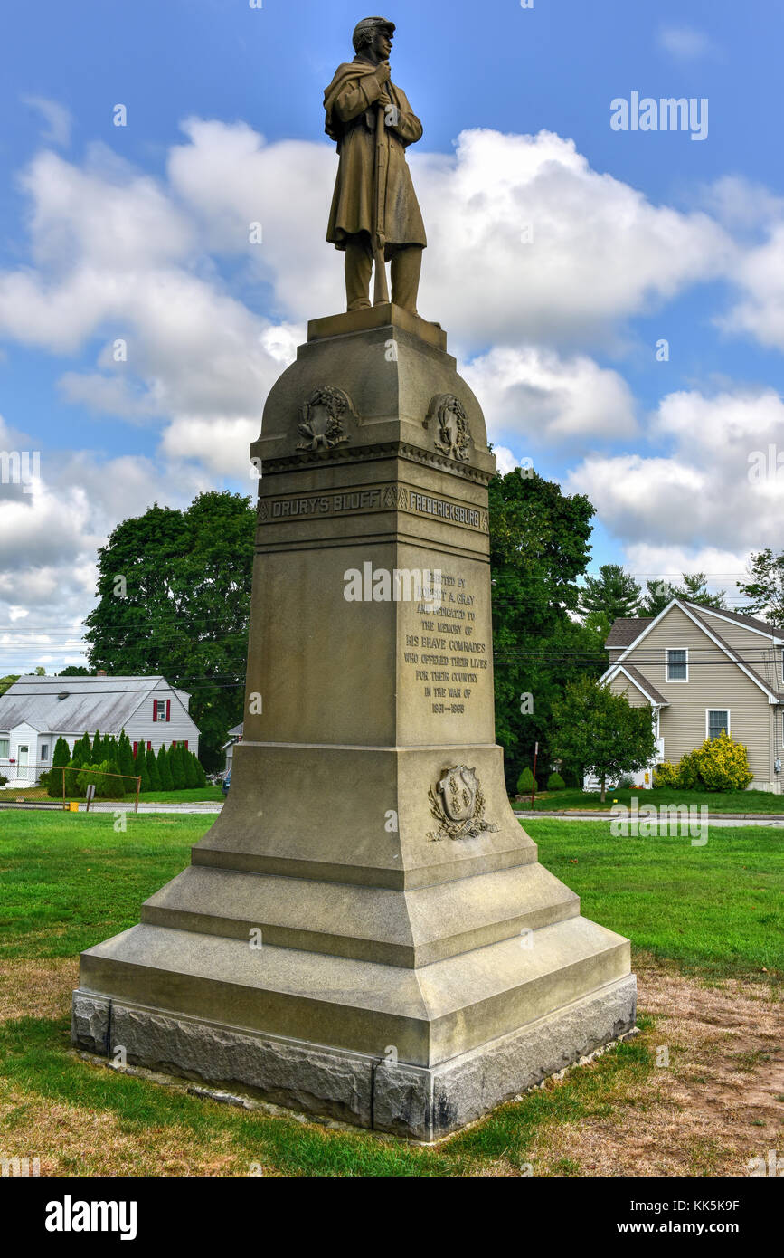 Groton, Connecticut Civil War Monument commemorating soldiers who died ...