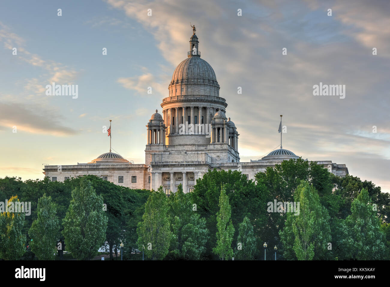 The Rhode Island State House, the capitol of the U.S. state of Rhode ...