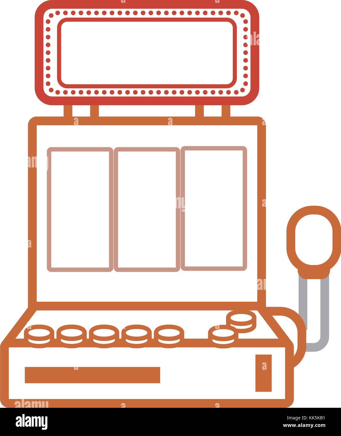 casino slot machine icon Stock Vector Image & Art - Alamy