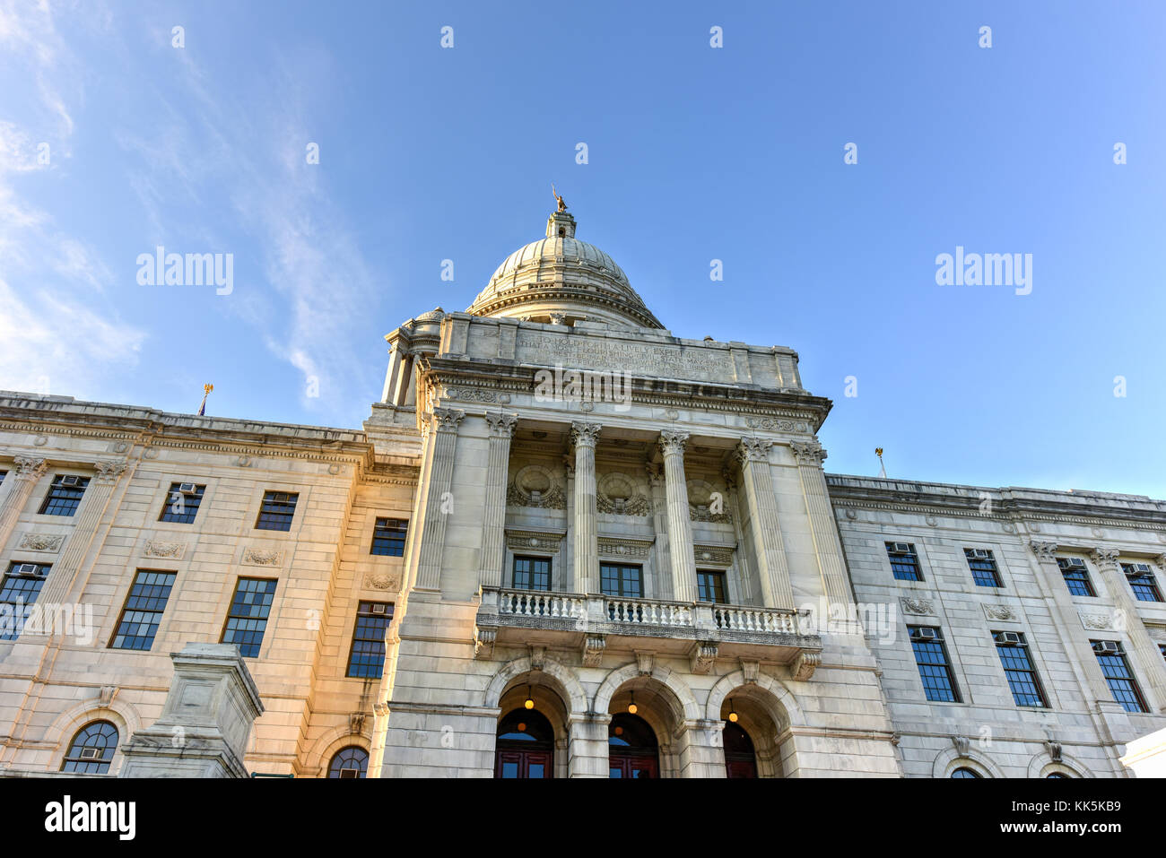 The Rhode Island State House, the capitol of the U.S. state of Rhode ...