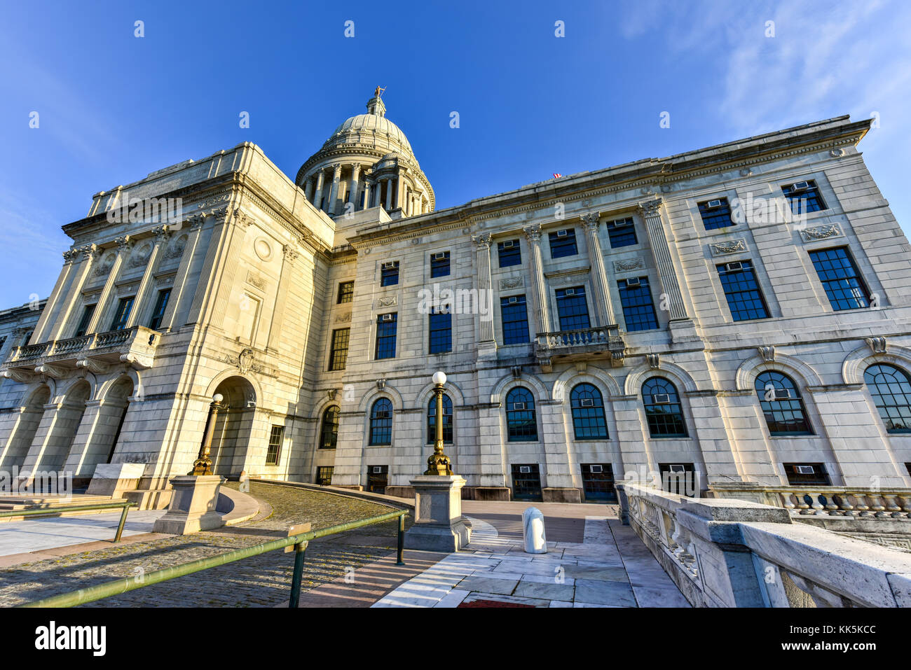 Providence state capitol steps hi-res stock photography and images - Alamy