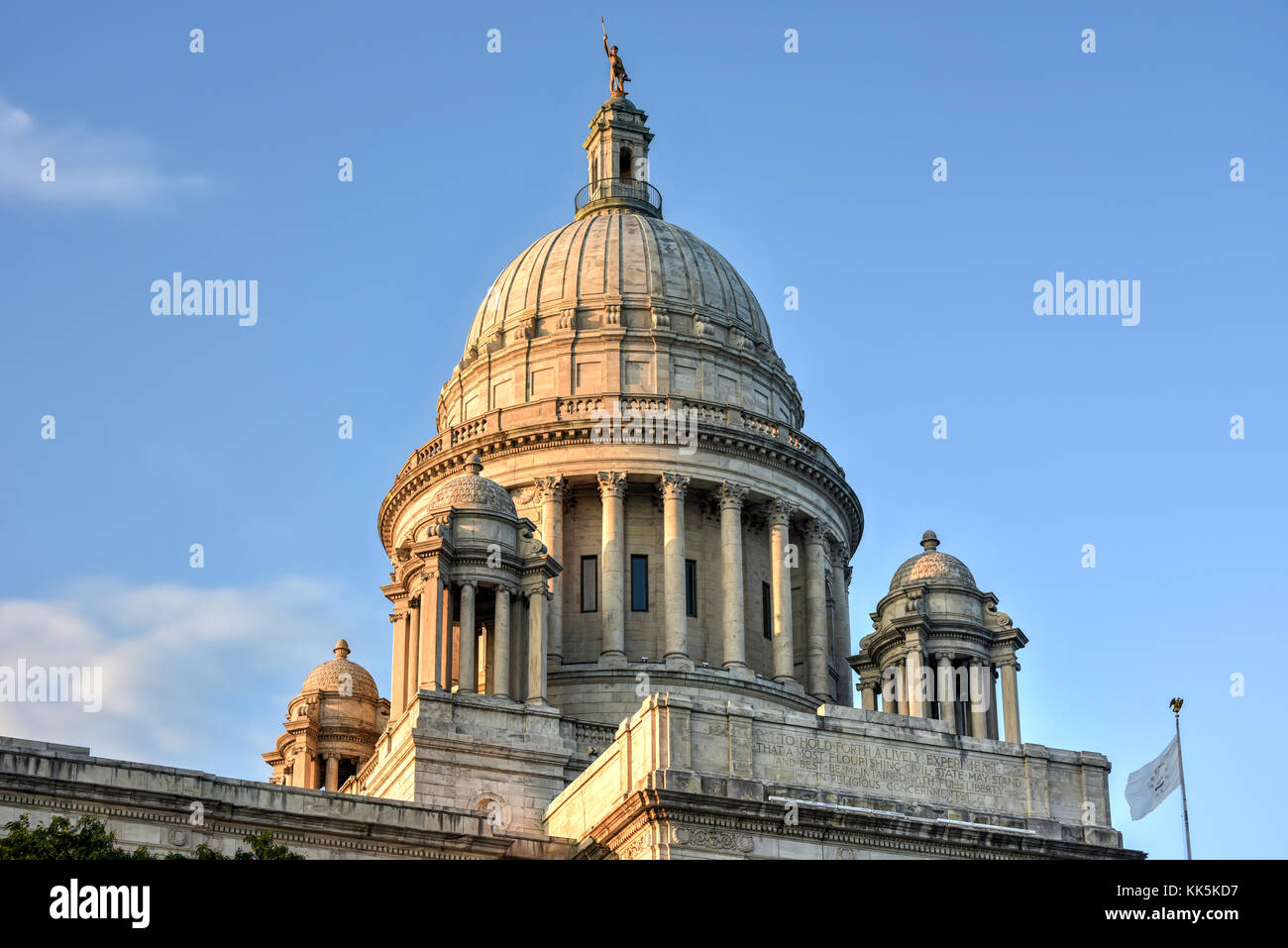 The Rhode Island State House, the capitol of the U.S. state of Rhode ...