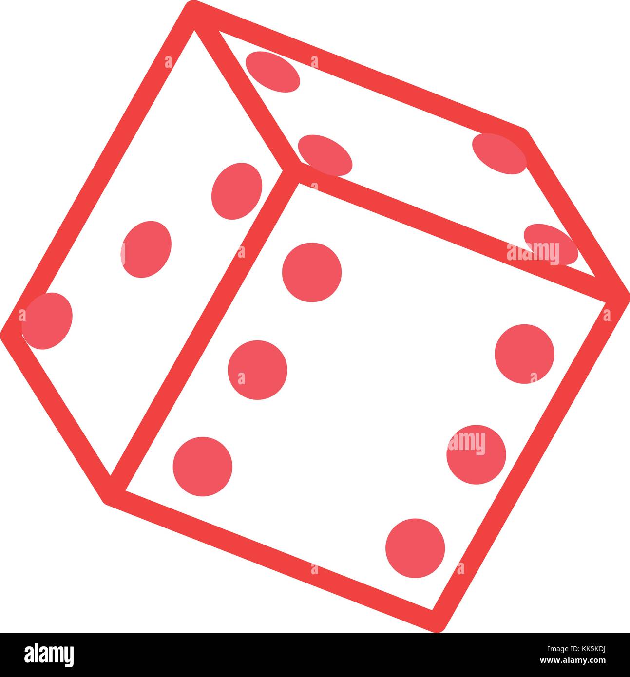 dice icon iage Stock Vector Image & Art - Alamy