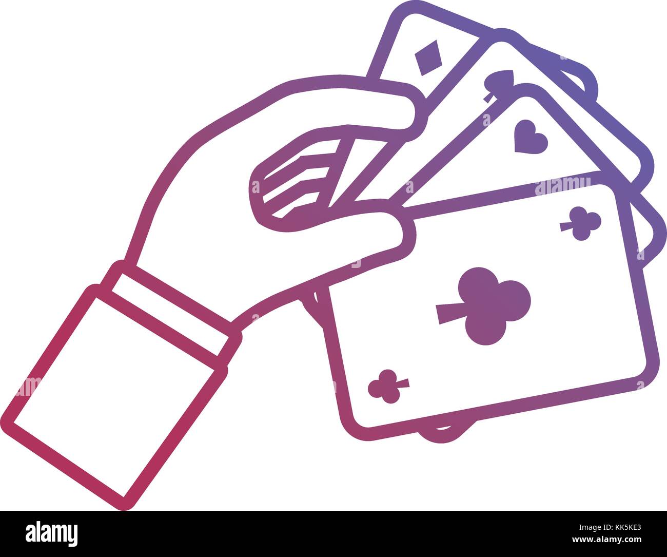 poker cards design Stock Vector Image & Art - Alamy