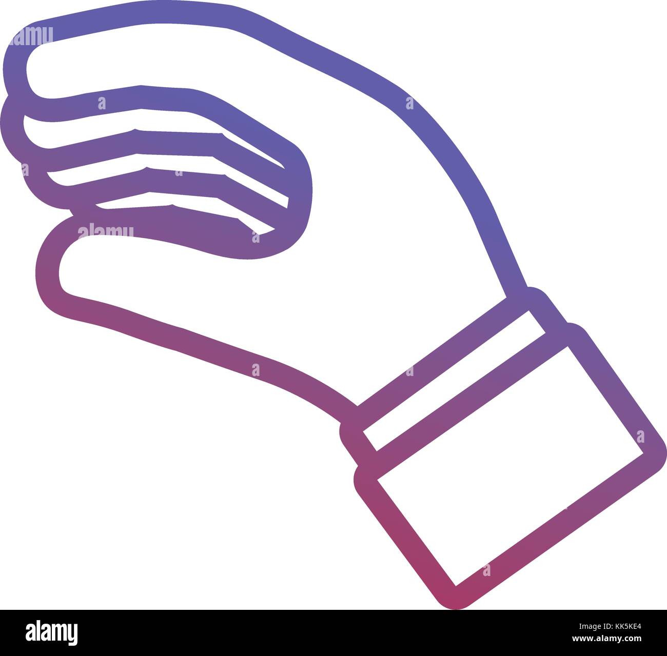 human hand icon Stock Vector Image & Art - Alamy