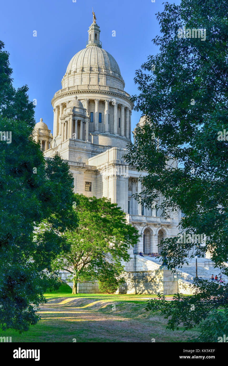 The Rhode Island State House, the capitol of the U.S. state of Rhode ...