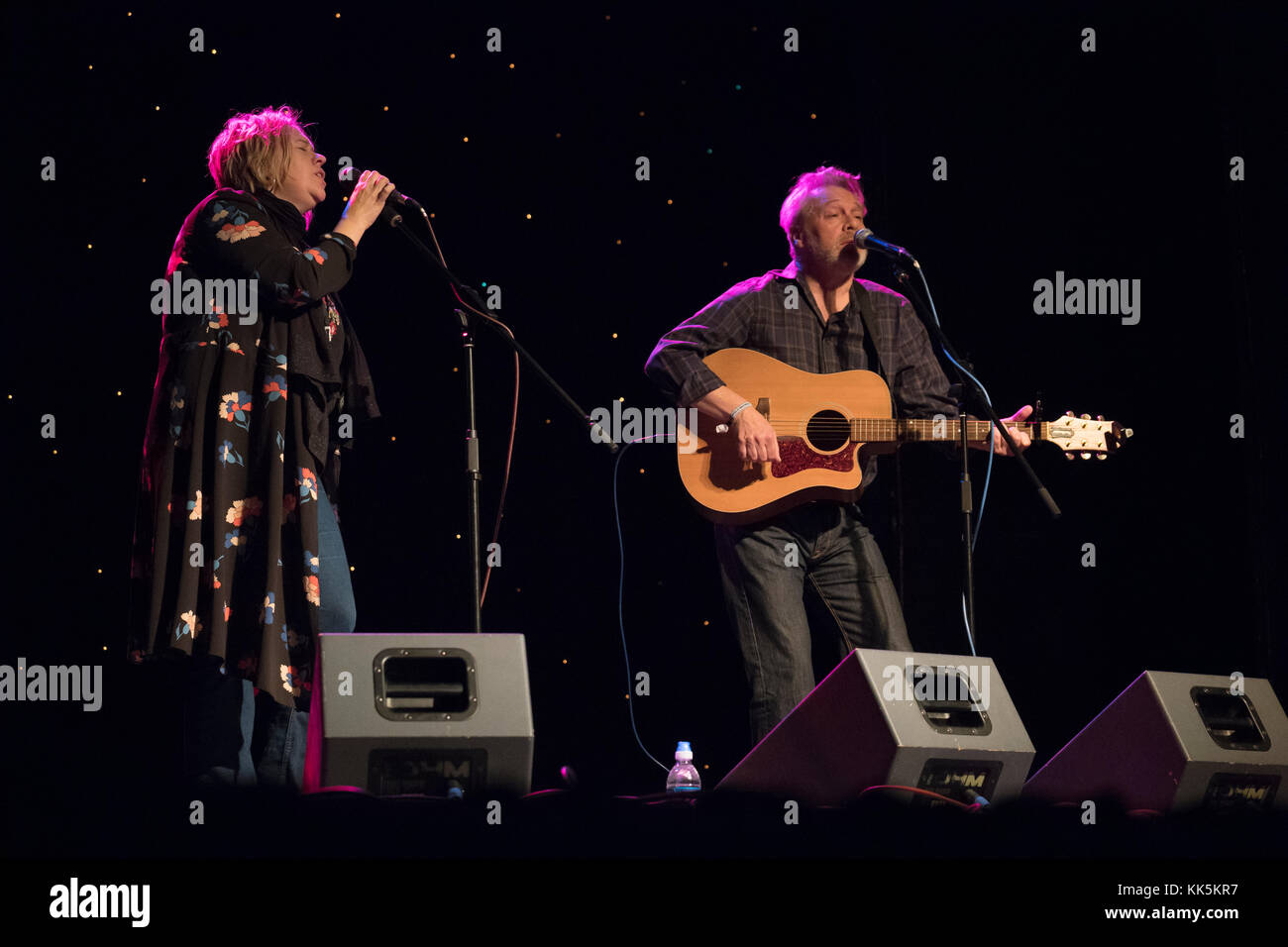 Naomi Bedford and Paul Simmonds performing at the Musicport music ...