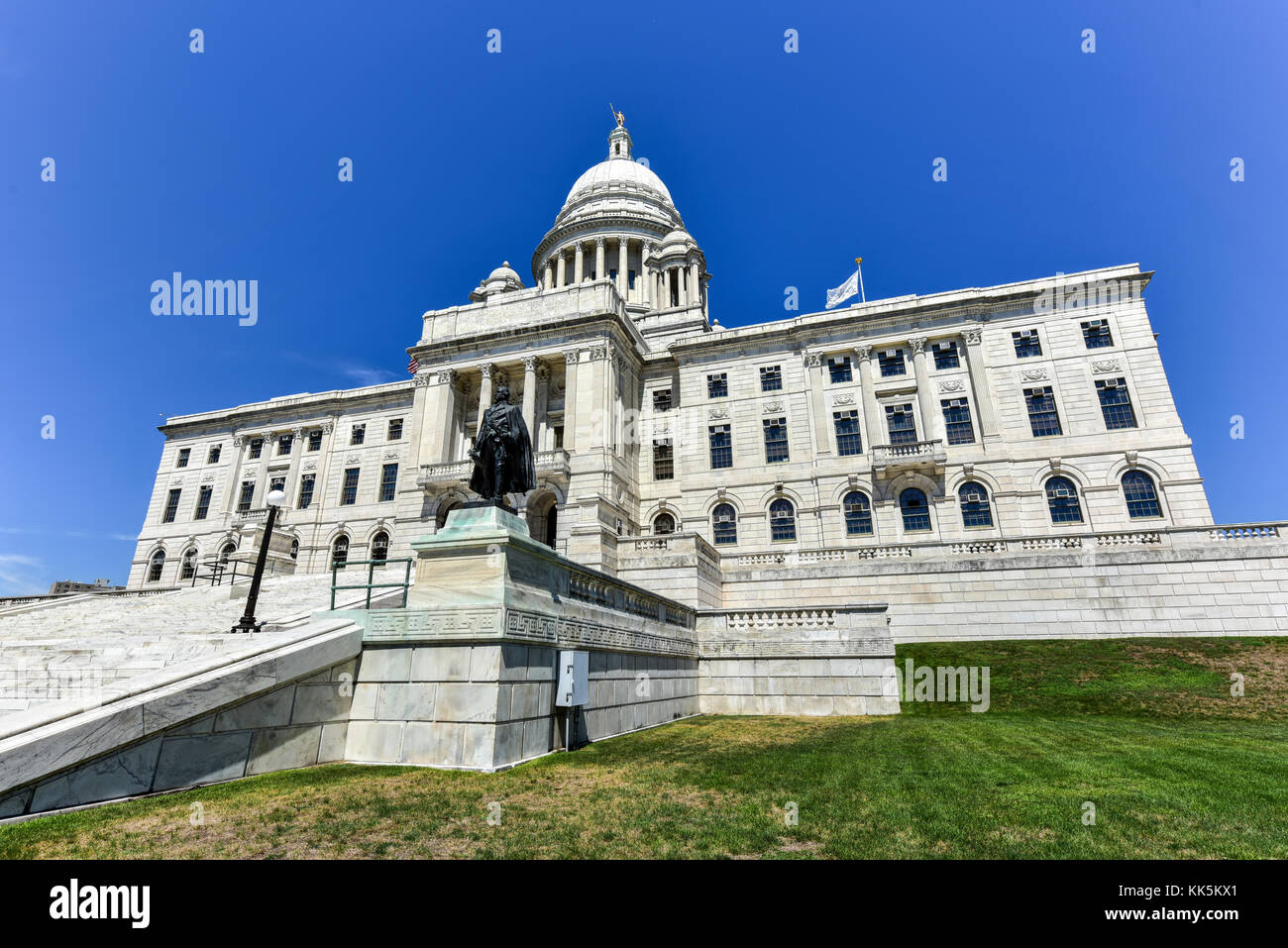 The Rhode Island State House, the capitol of the U.S. state of Rhode ...