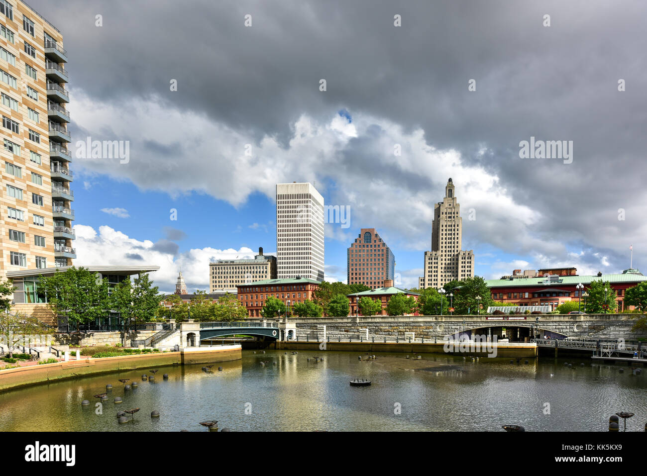 Providence rhode island waterplace park hi-res stock photography and ...
