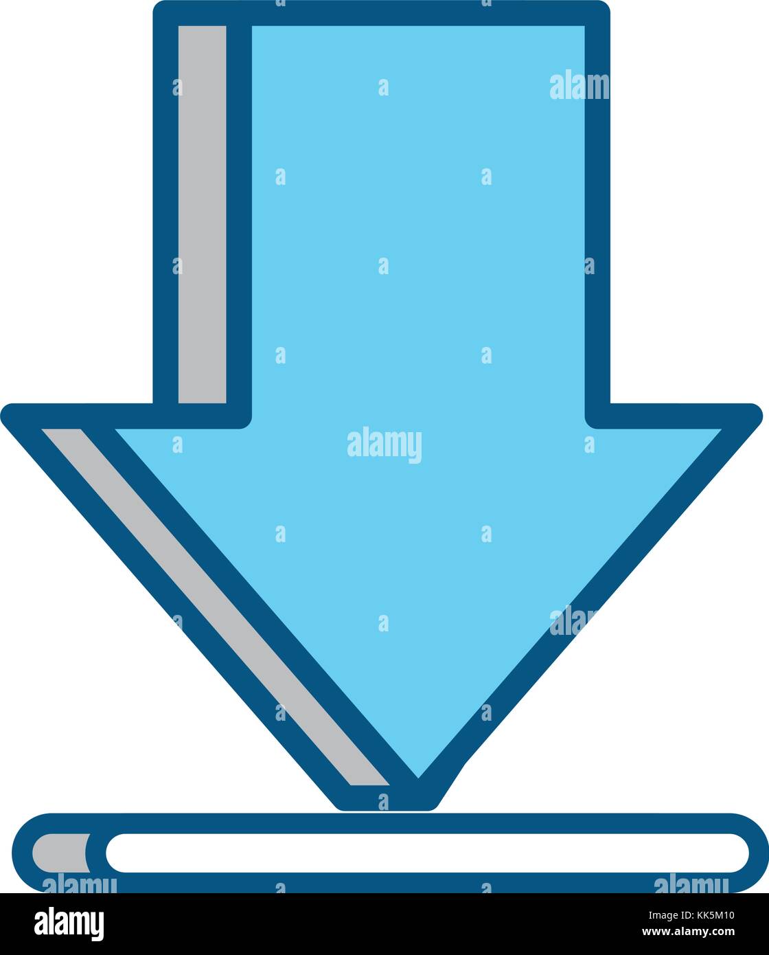 download arrow icon Stock Vector Image & Art - Alamy