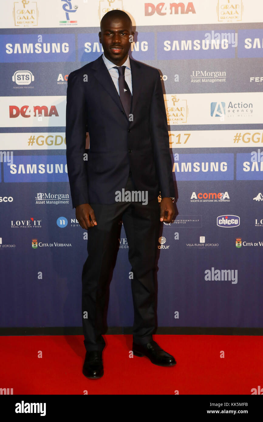 Senegalese defender Napoli SSC received the Italian Football ...