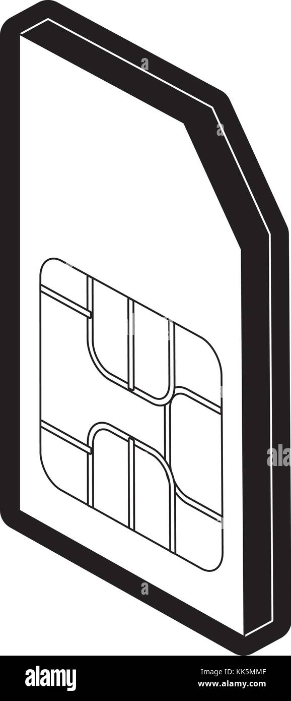 sim card vector illustration Stock Vector Image & Art - Alamy