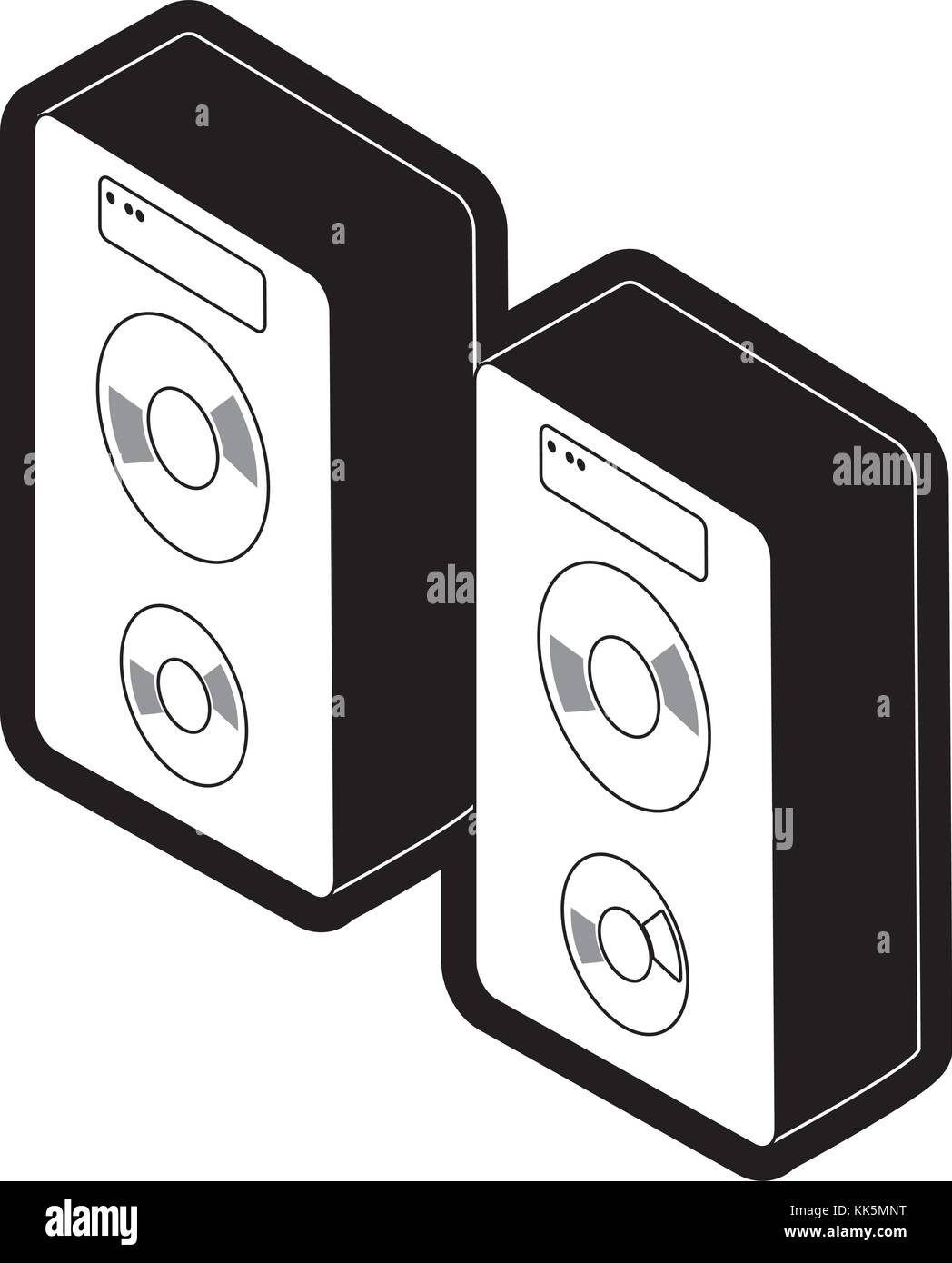 stereo vector illustration Stock Vector Image & Art - Alamy