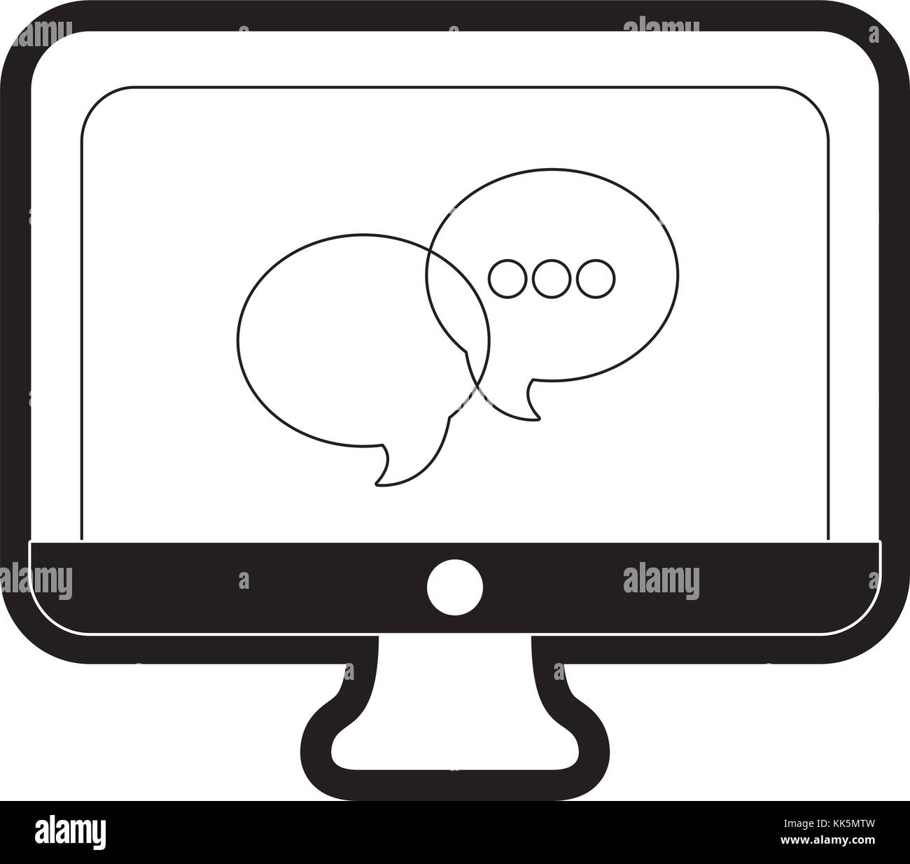 screen vector illustration Stock Vector Image & Art - Alamy