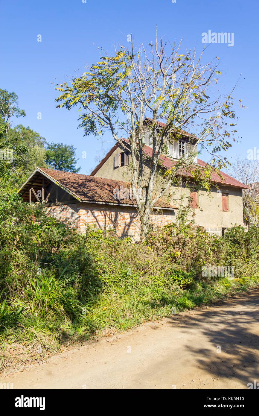 Farm dirty road in Gramado, Rio Grande do Sul, Brazil Stock Photo - Alamy