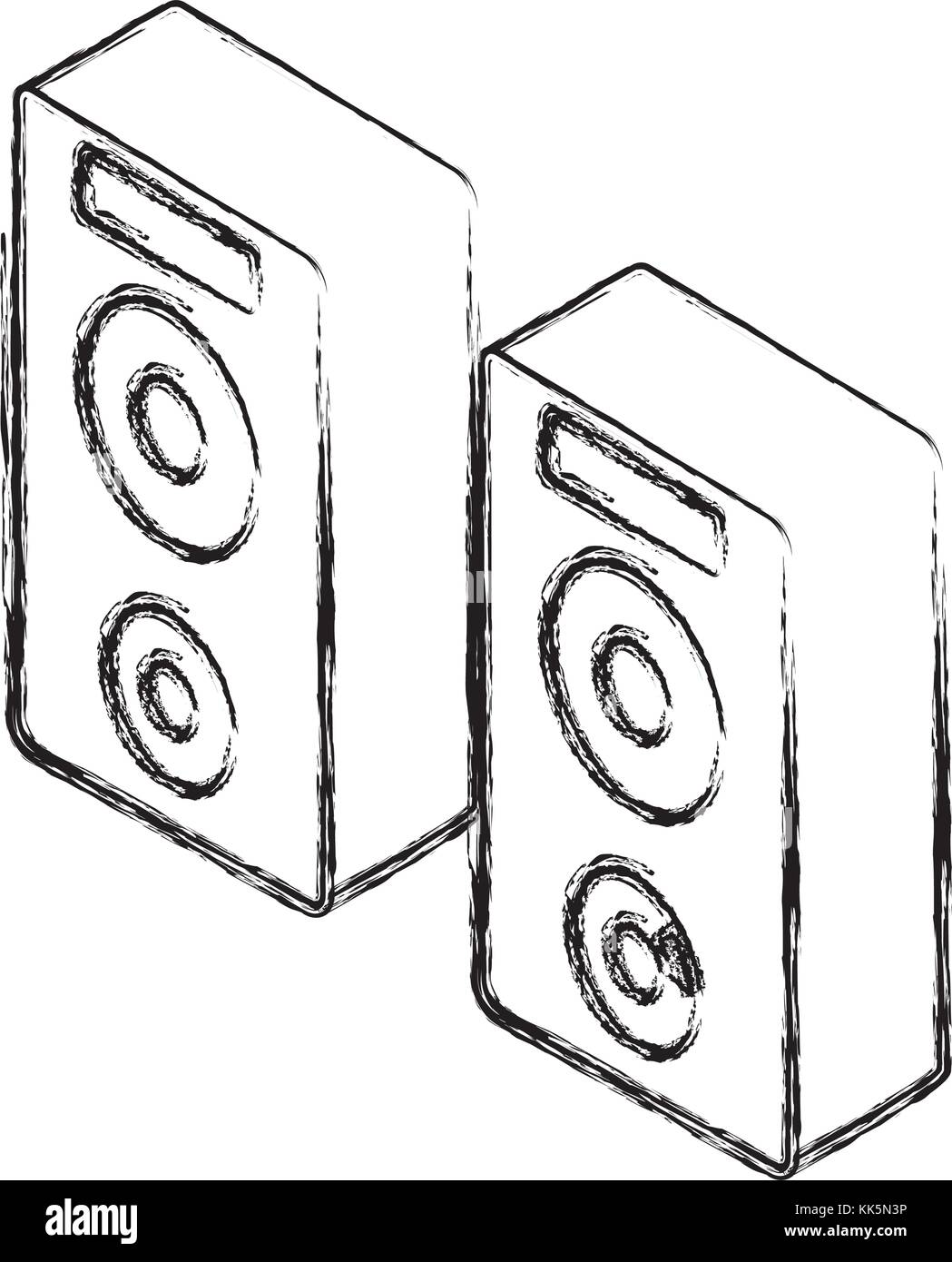 stereo vector illustration Stock Vector Image & Art - Alamy