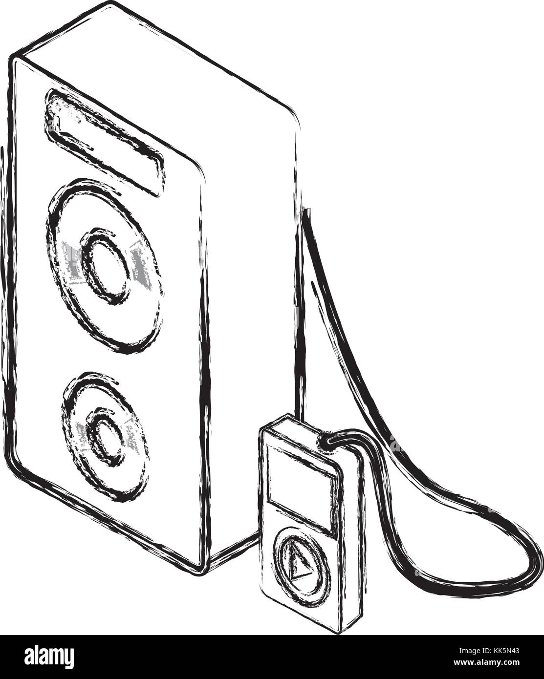 stereo vector illustration Stock Vector Image & Art - Alamy