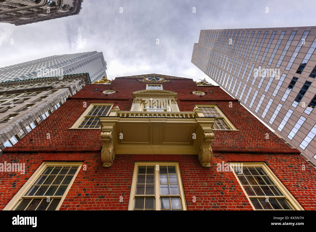 Boston Old State House building in Massachusetts USA Stock Photo - Alamy
