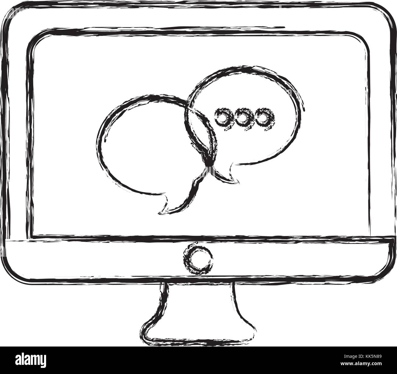 screen vector illustration Stock Vector Image & Art - Alamy