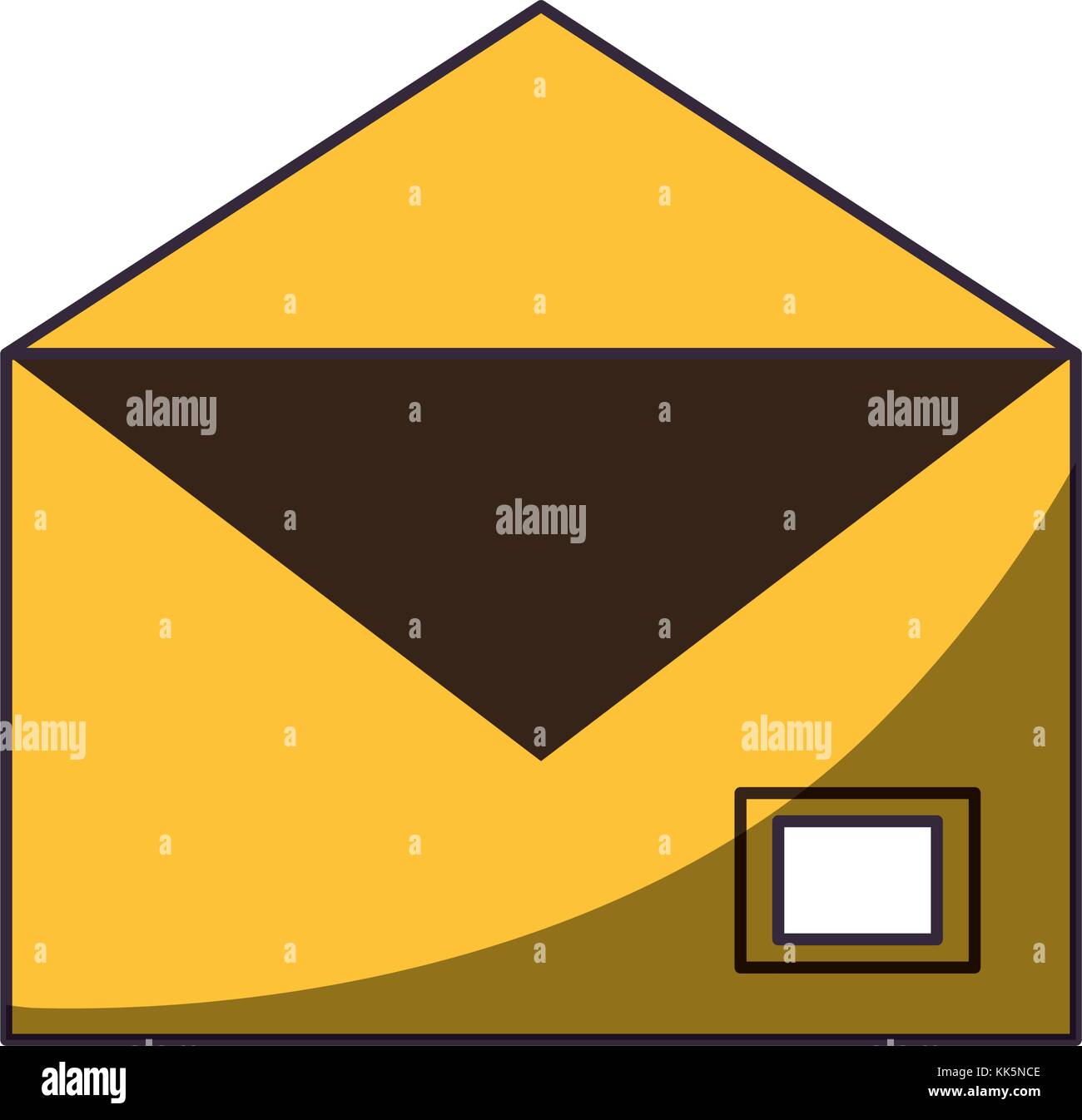 open envelope icon Stock Vector Image & Art - Alamy