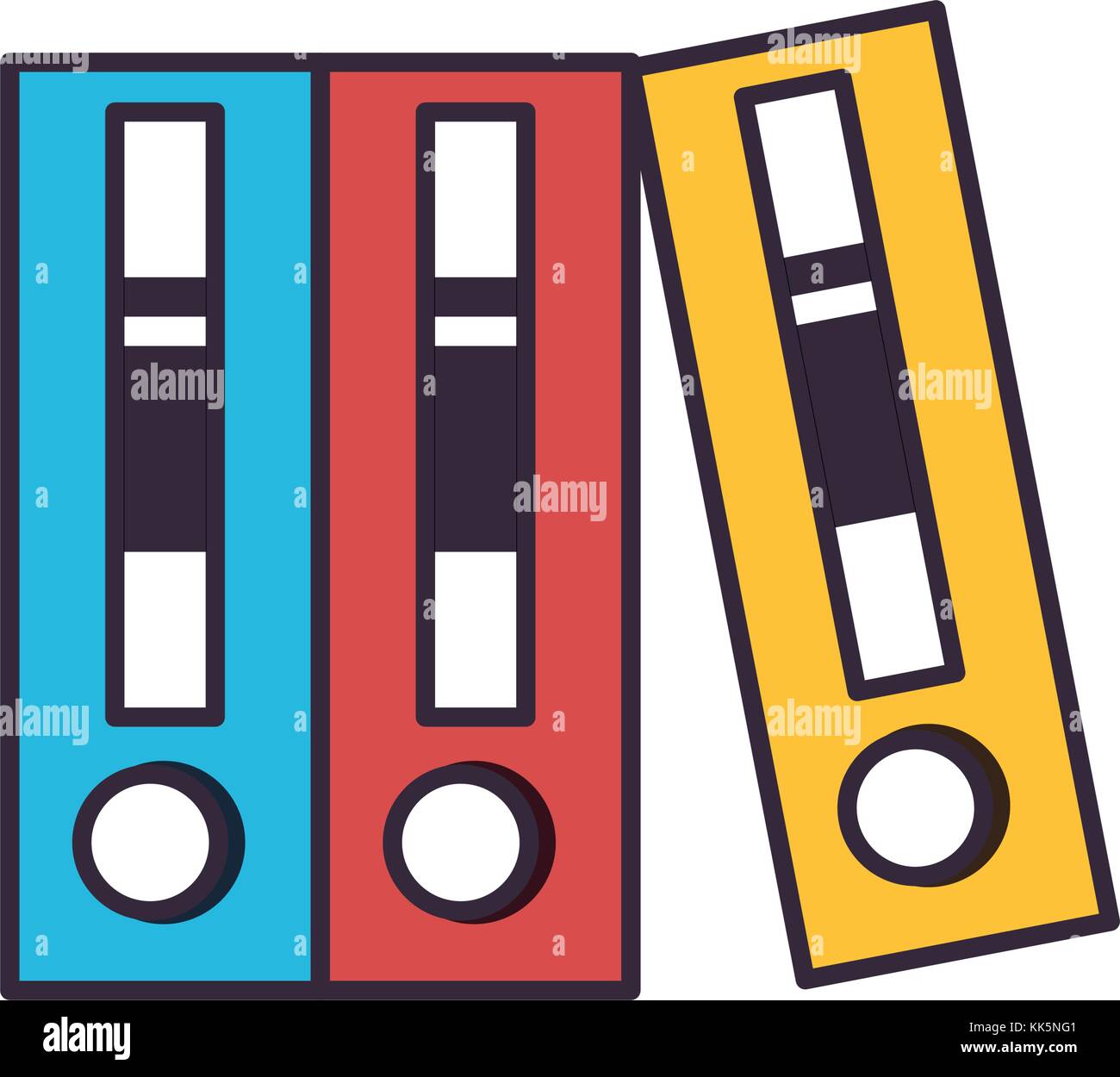 documents binders icon Stock Vector Image & Art - Alamy