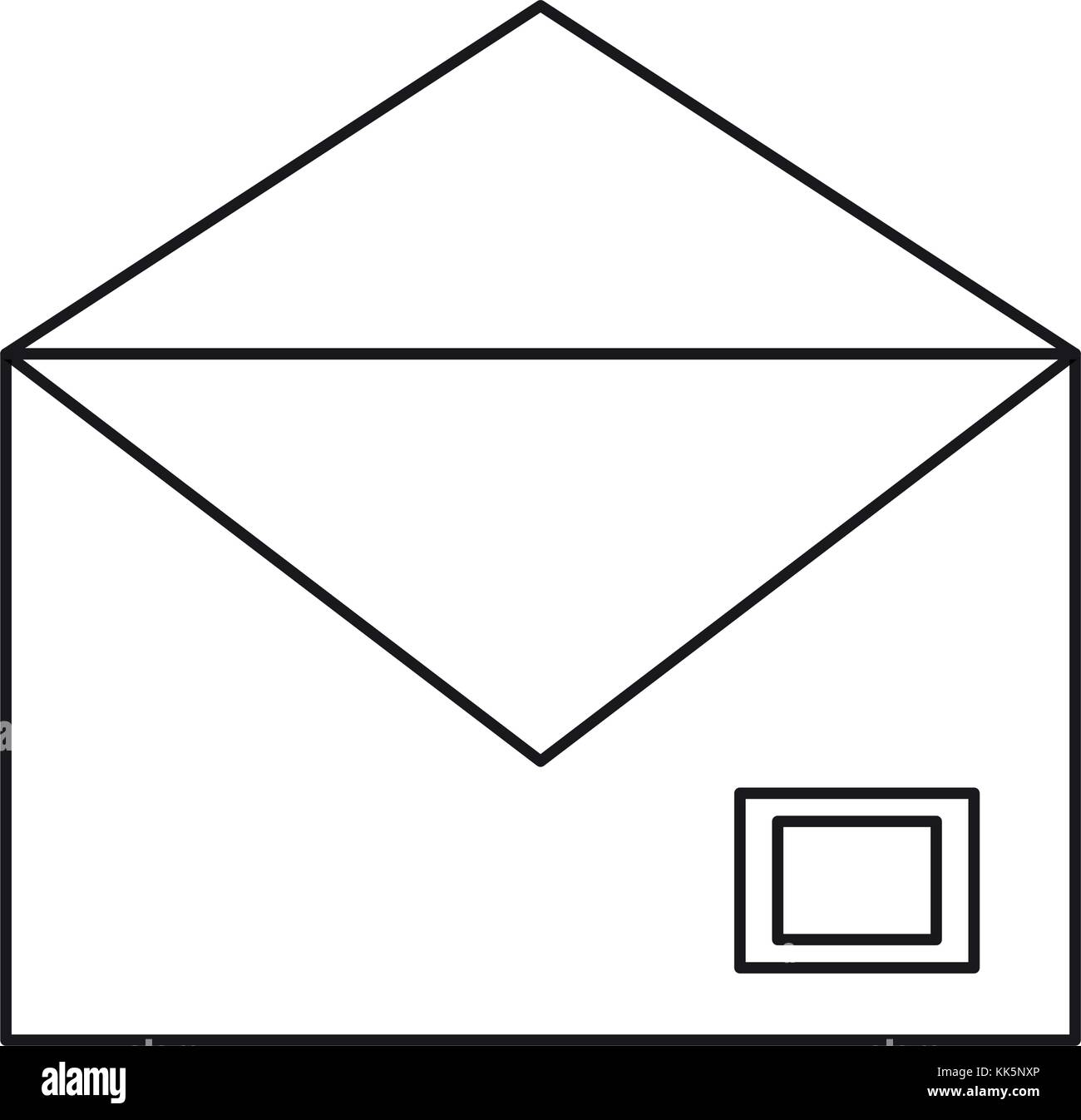 open envelope icon Stock Vector Image & Art - Alamy