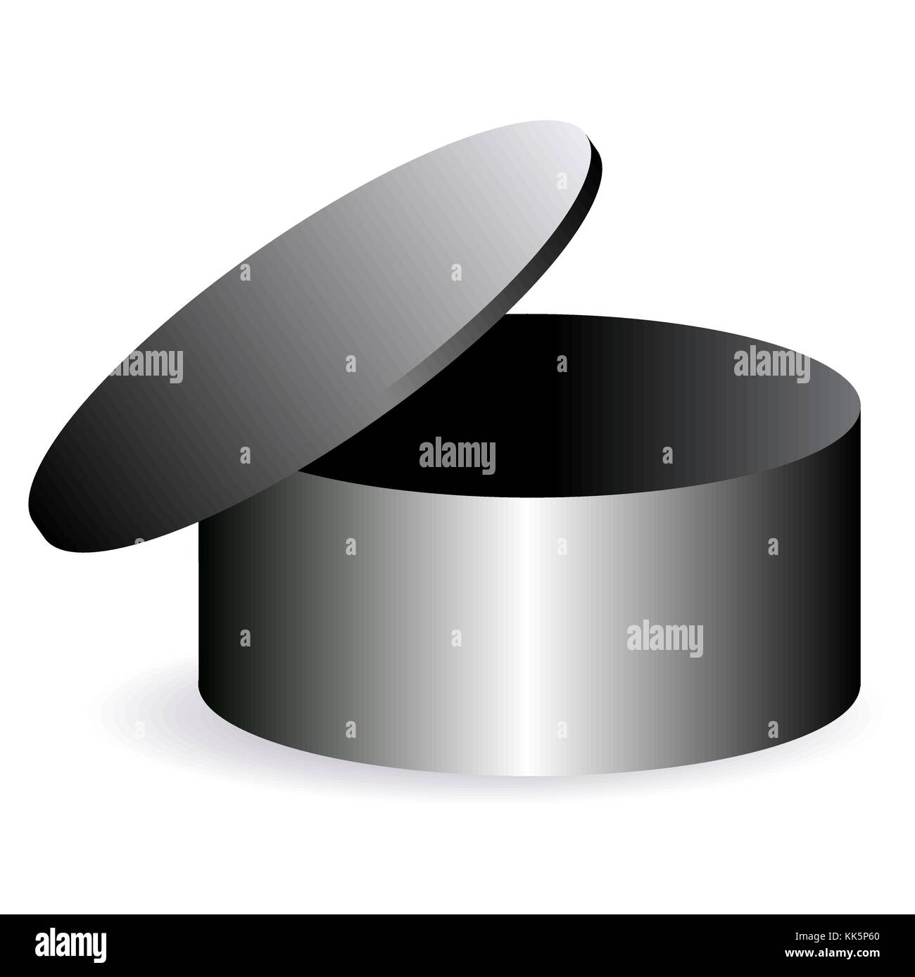 Cylindrical lid Stock Vector Images - Alamy